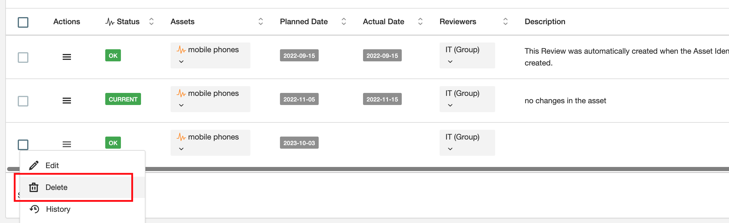 Asset Management | Eramba learning portal