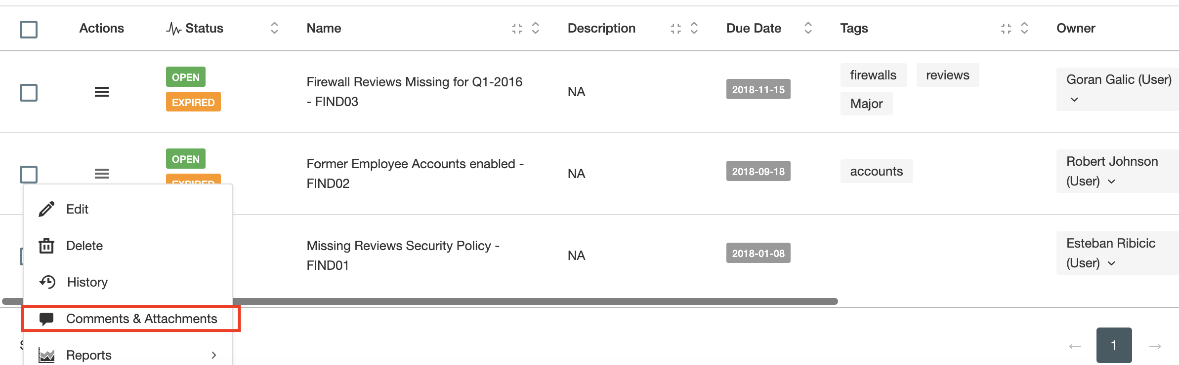Exception Management | Eramba learning portal