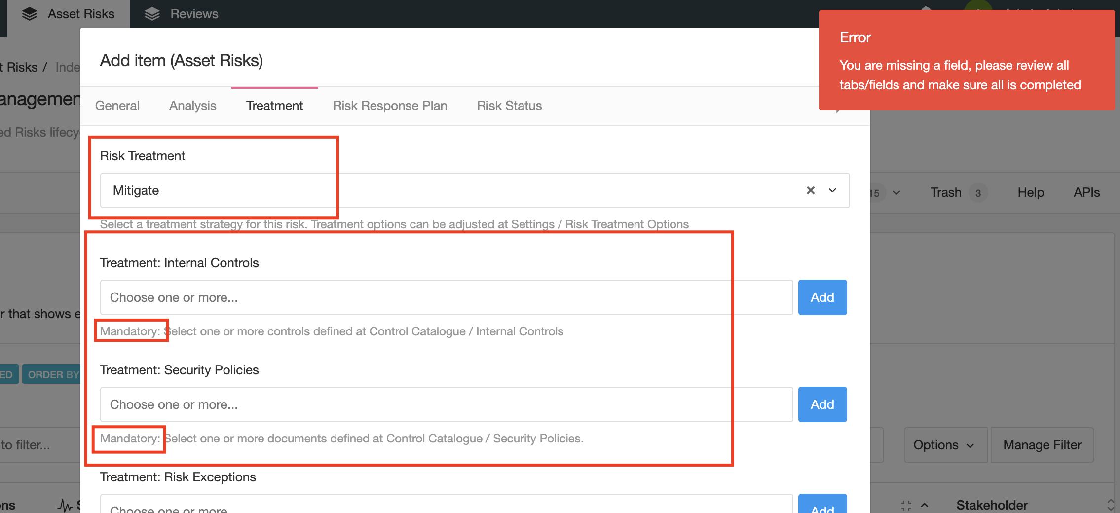 Risk Management | Eramba learning portal