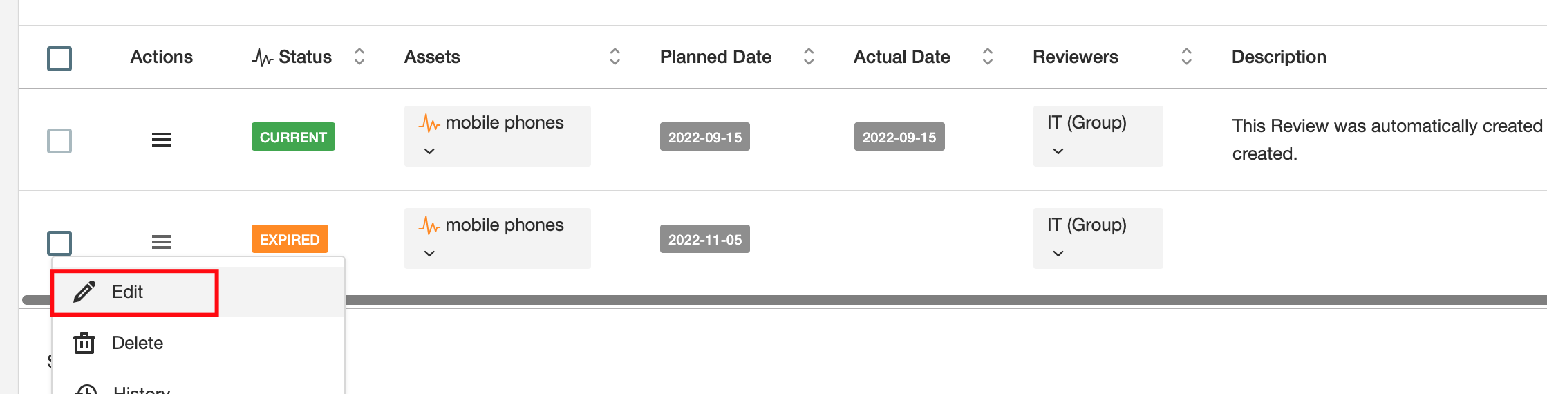 Asset Management | Eramba learning portal