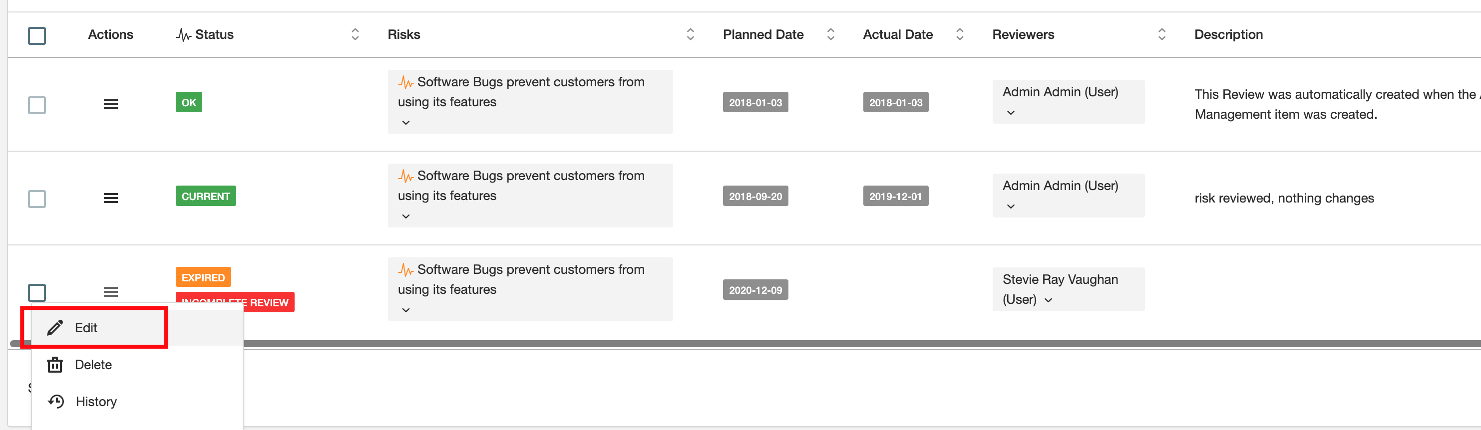 Risk Management | Eramba learning portal