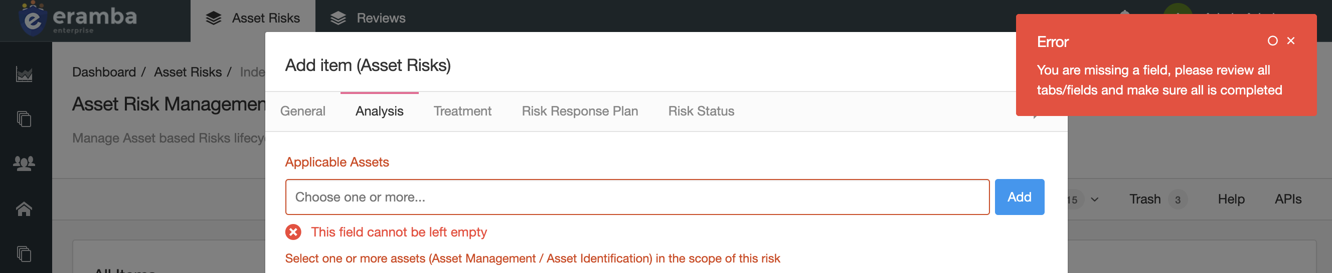 Risk Management | Eramba learning portal