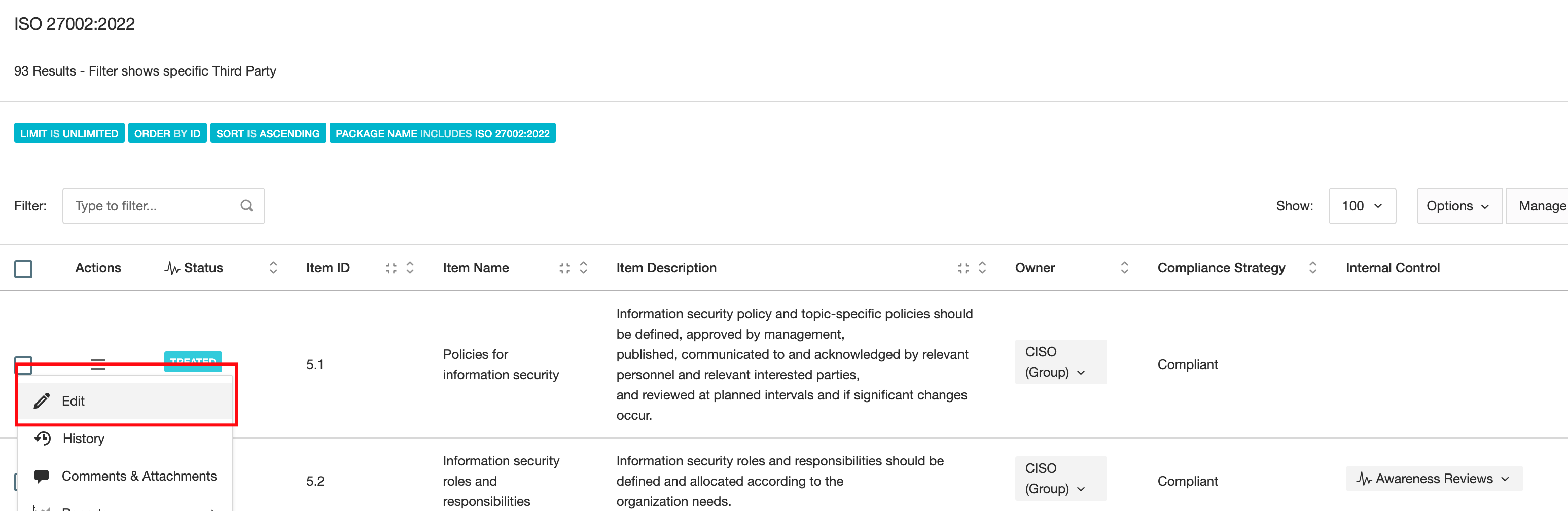 Compliance Management | Eramba learning portal