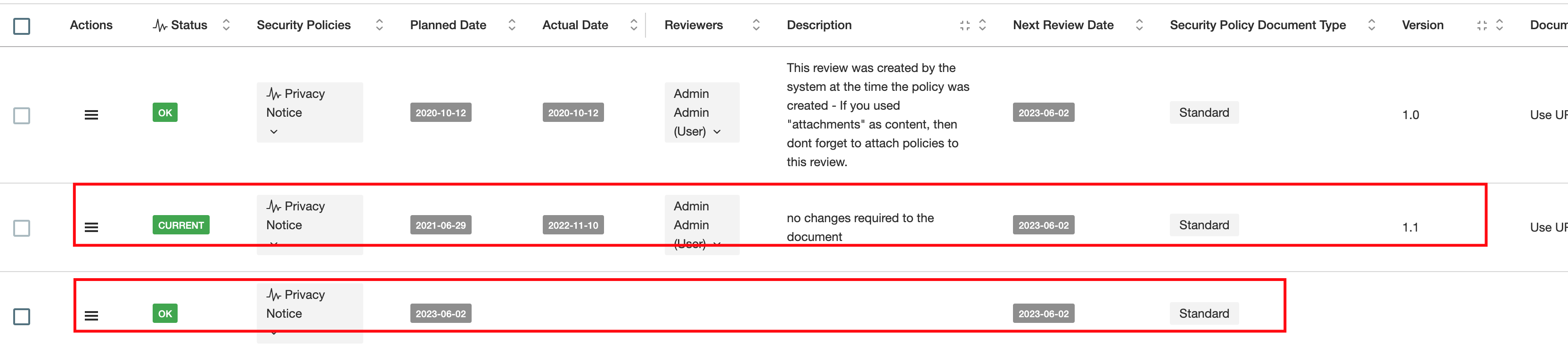 Policy Management | Eramba learning portal